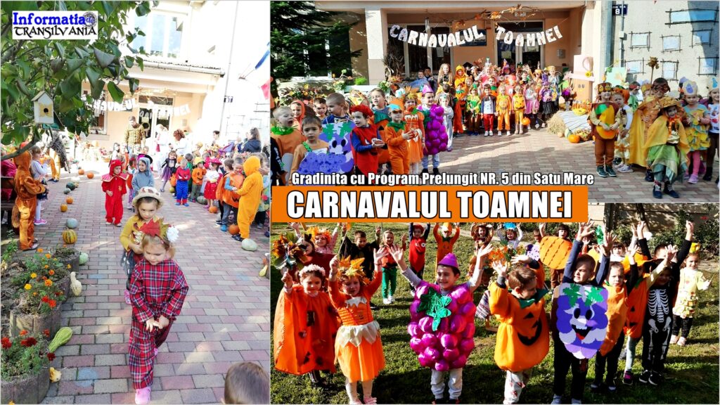 “CARNAVALUL TOAMNEI” a fost sarbatorit la Gradinita cu Program ...